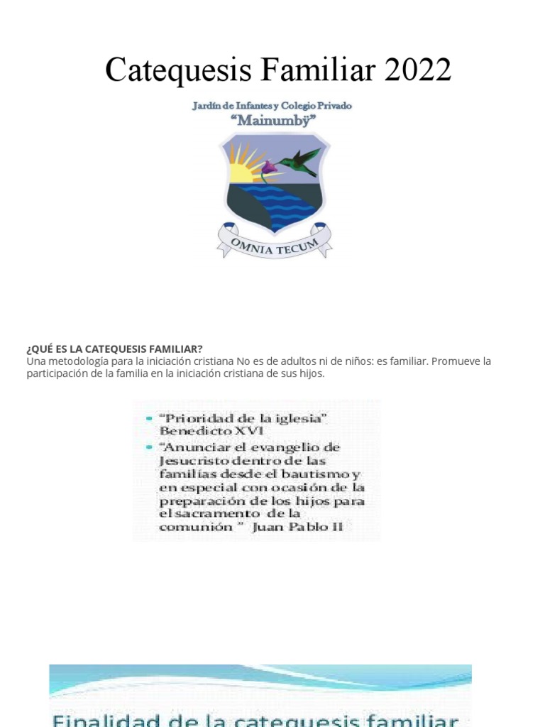 Guía para la Primera Comunión Familiar | PDF | eucaristía | Sacramentos