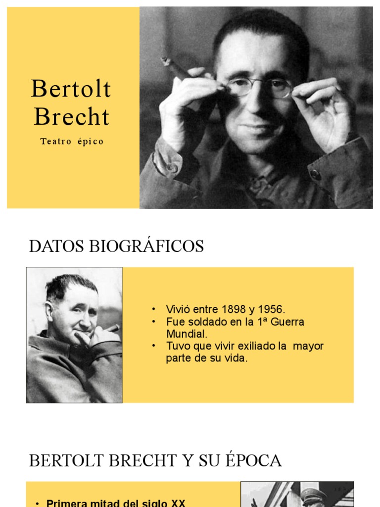 Bertolt Brecht | PDF