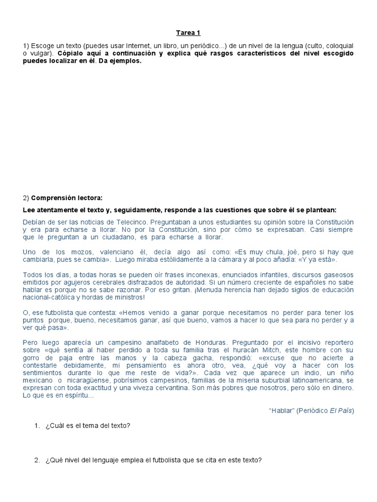 Lengua 1 1 Pdf