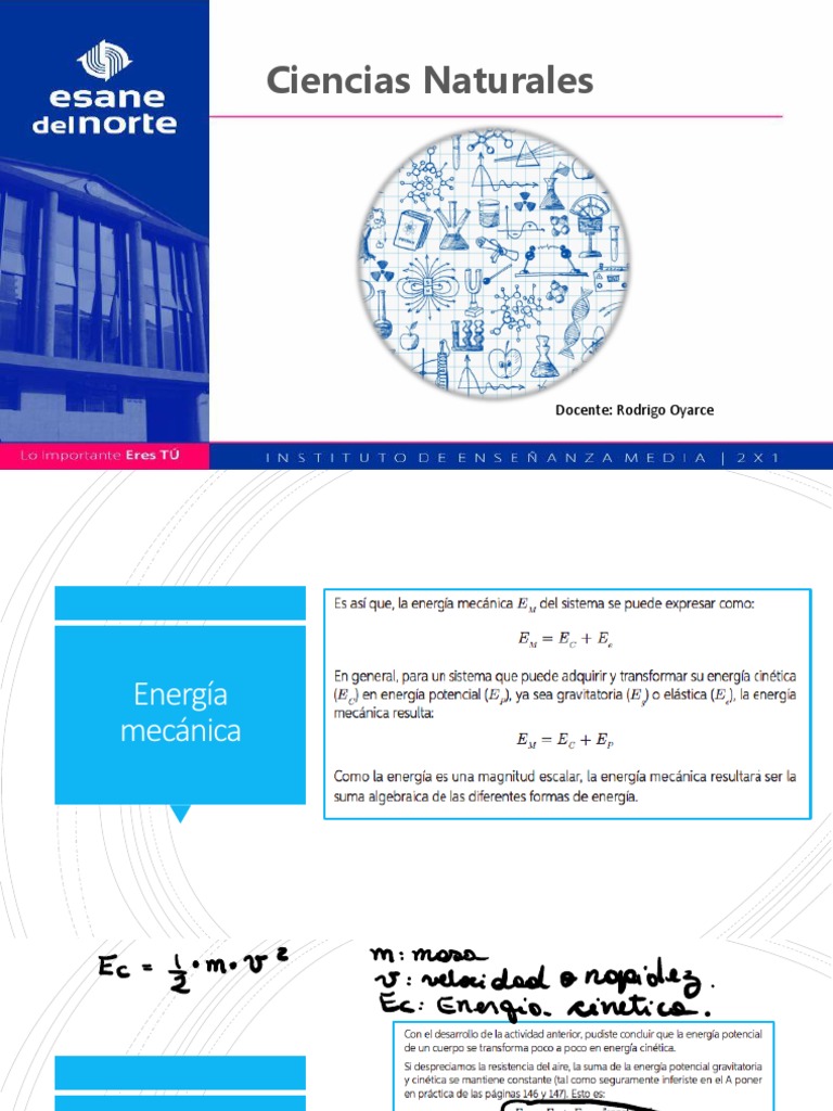 Clase Energia Cinetica, Potencial y Gravitatoria | PDF