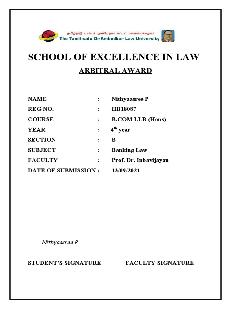 Arbitral Award | PDF | Arbitration | Alternative Dispute Resolution