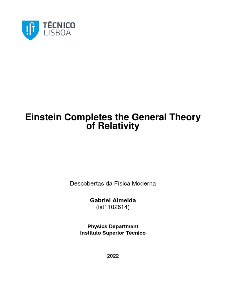 History of General Relativity | PDF | General Relativity | Spacetime
