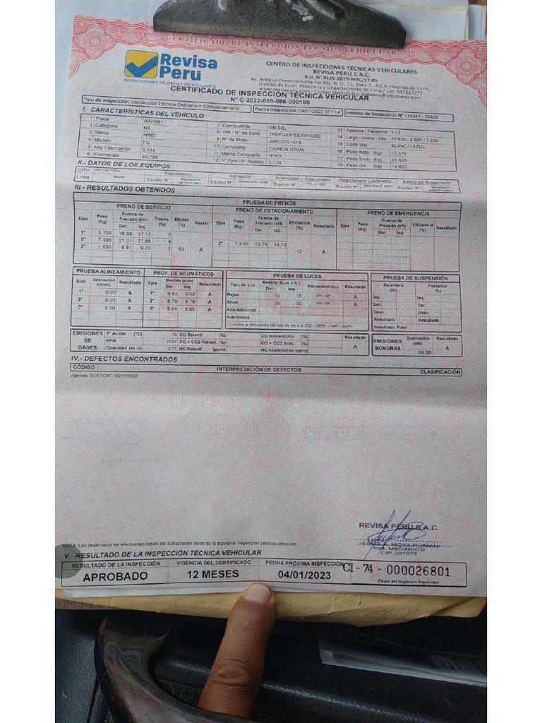 Revision Tecnica Aah 881 | PDF