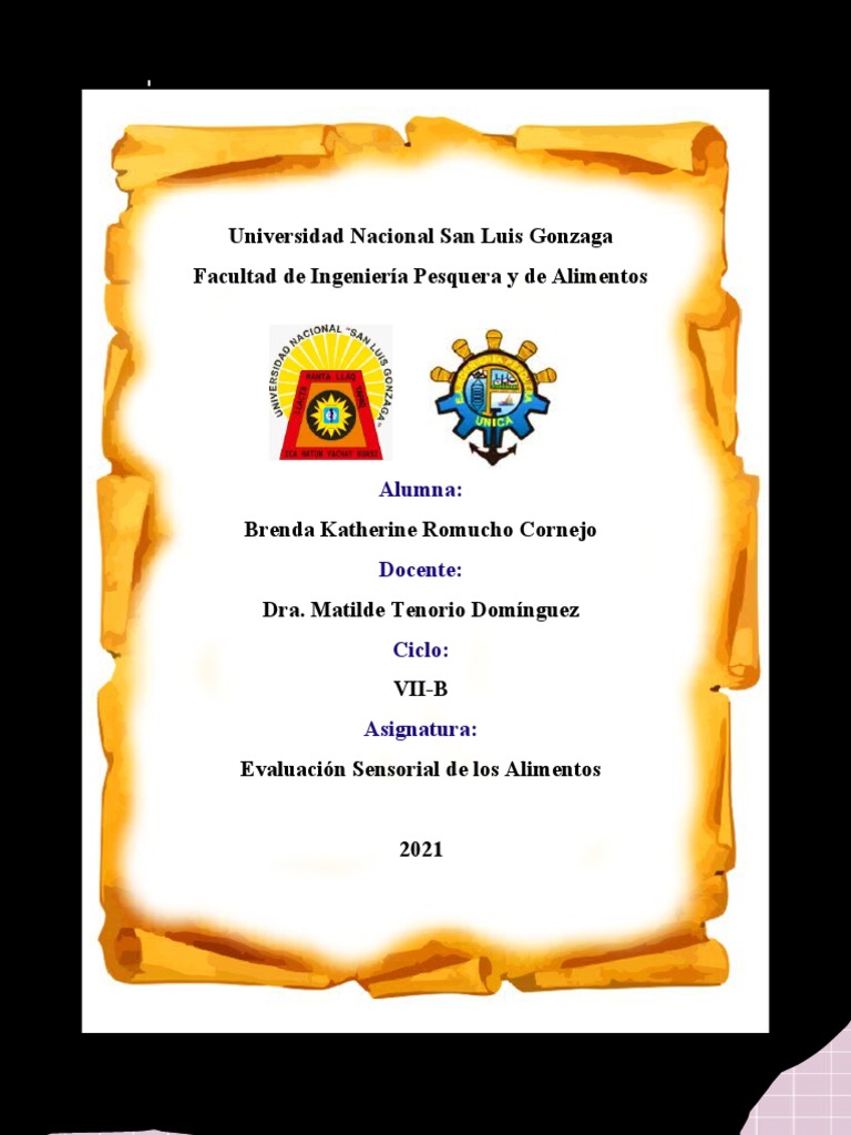 Mapa 2 - Brenda | PDF | Olor | Alimentos