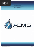 Manual Acms Passo A Passo Novo e Atualizado | PDF | Conta de transação ...