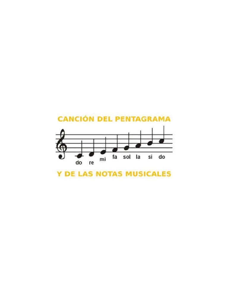 Nombre Notas Musicales | PDF