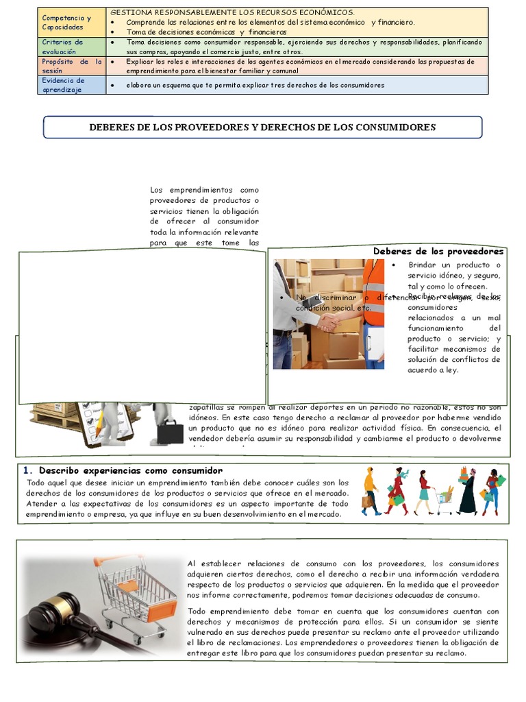 Derechos Del Consumidor | Descargar gratis PDF | Los consumidores | Publicidad