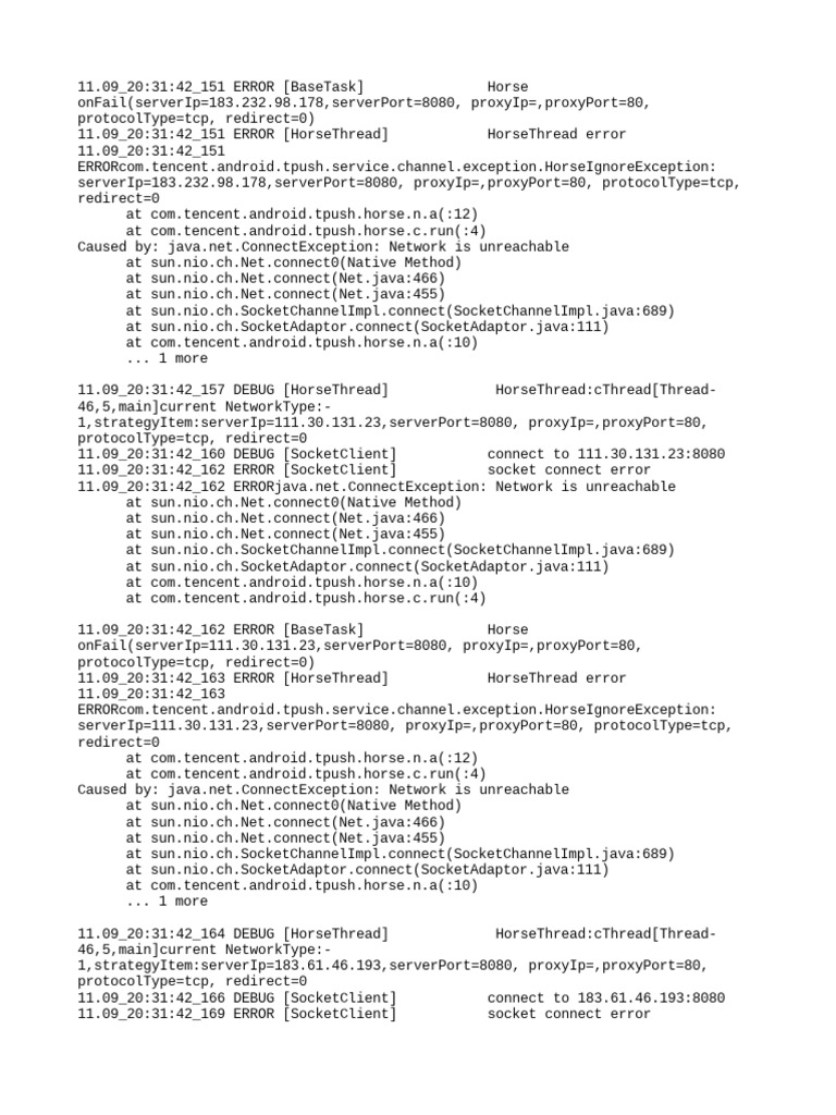 Log-20221109 2058 1 | PDF | Java (Programming Language) | Roaming