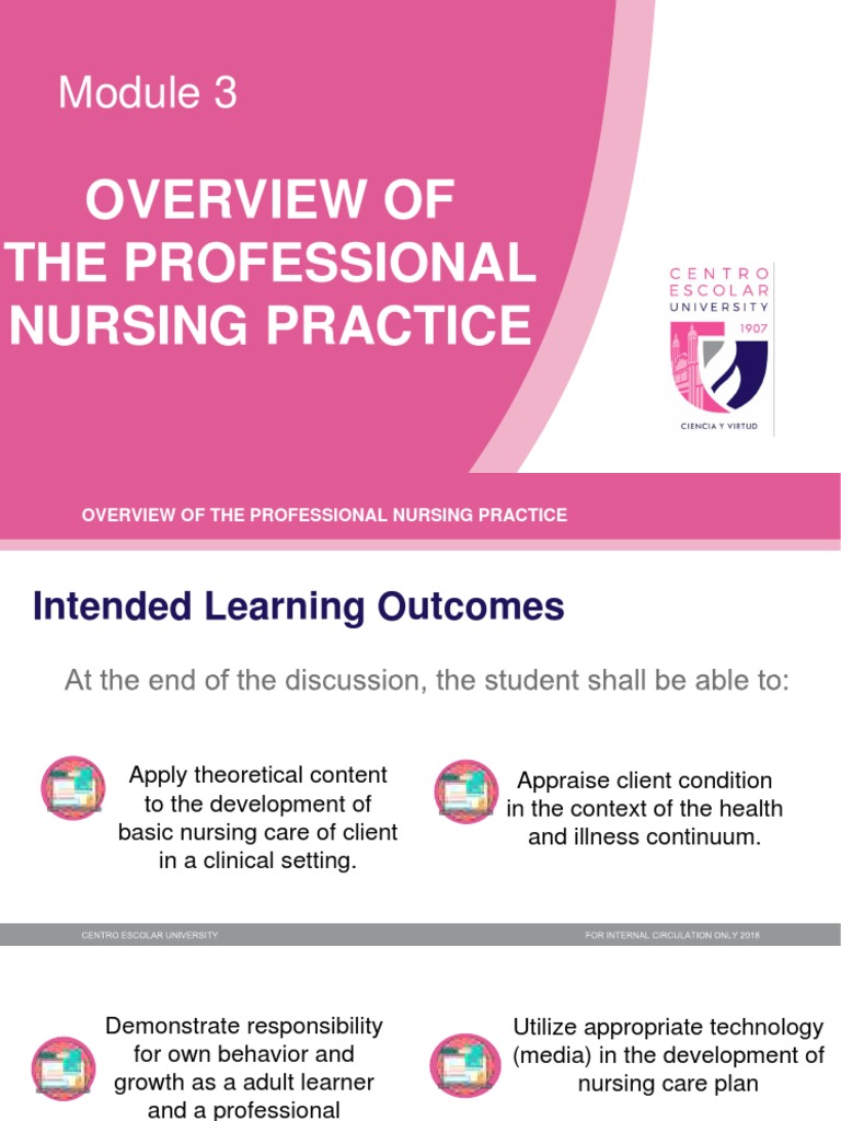 Module-2-Overview of The Professional Nursing Practices | Download Free PDF | Nursing | Expert