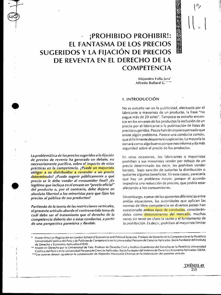 40 Falla y Bullard Prohibido Prohibir... | PDF