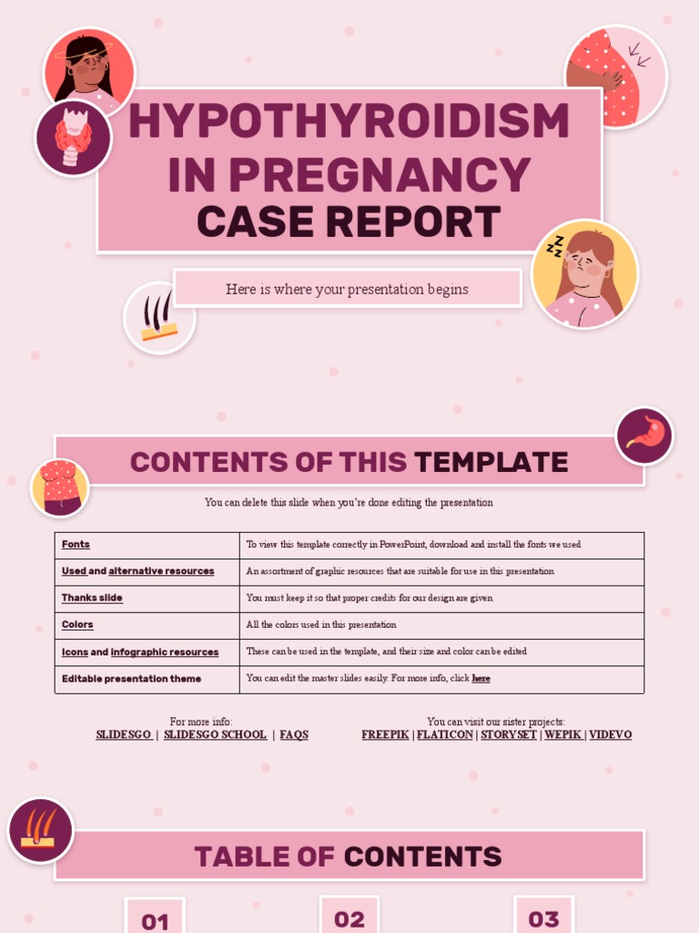 Hypothyroidism in Pregnancy Case Report by Slidesgo | PDF | Planets | Jupiter