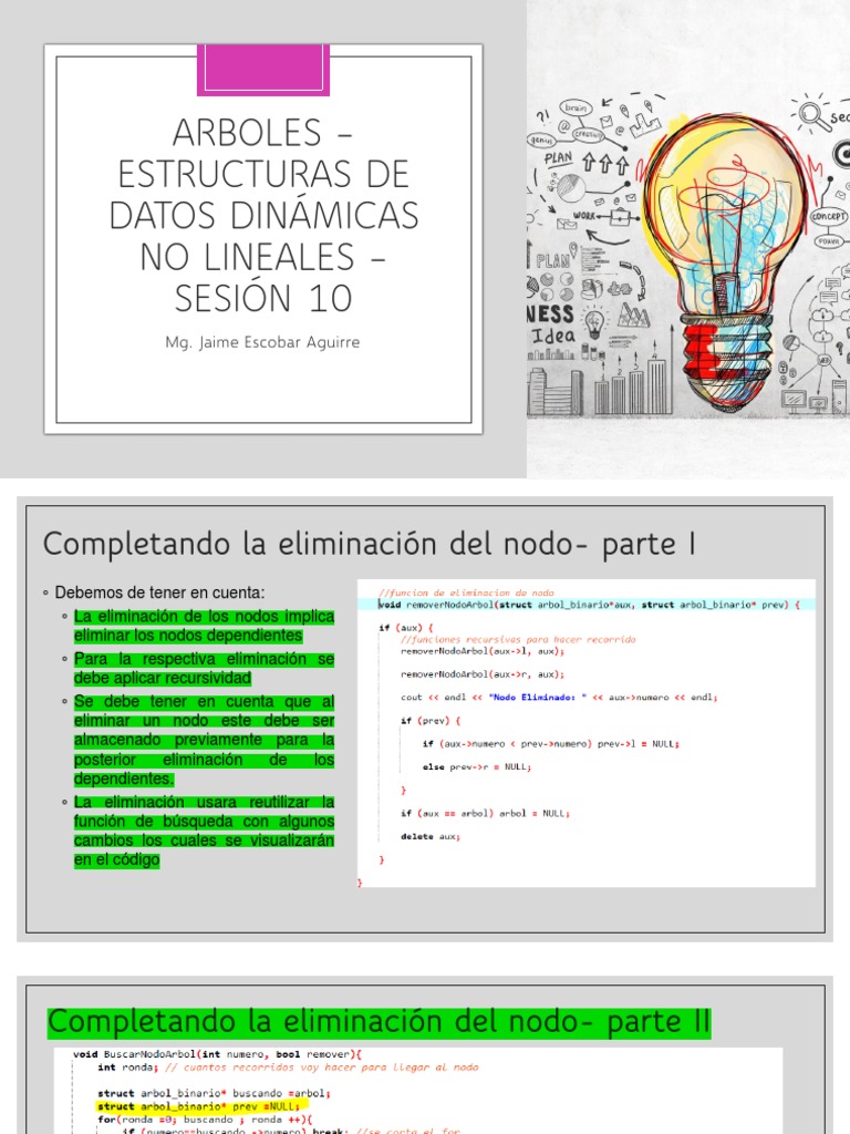 Semana 10-Arboles | PDF | Estructura de datos de matriz | Algoritmos
