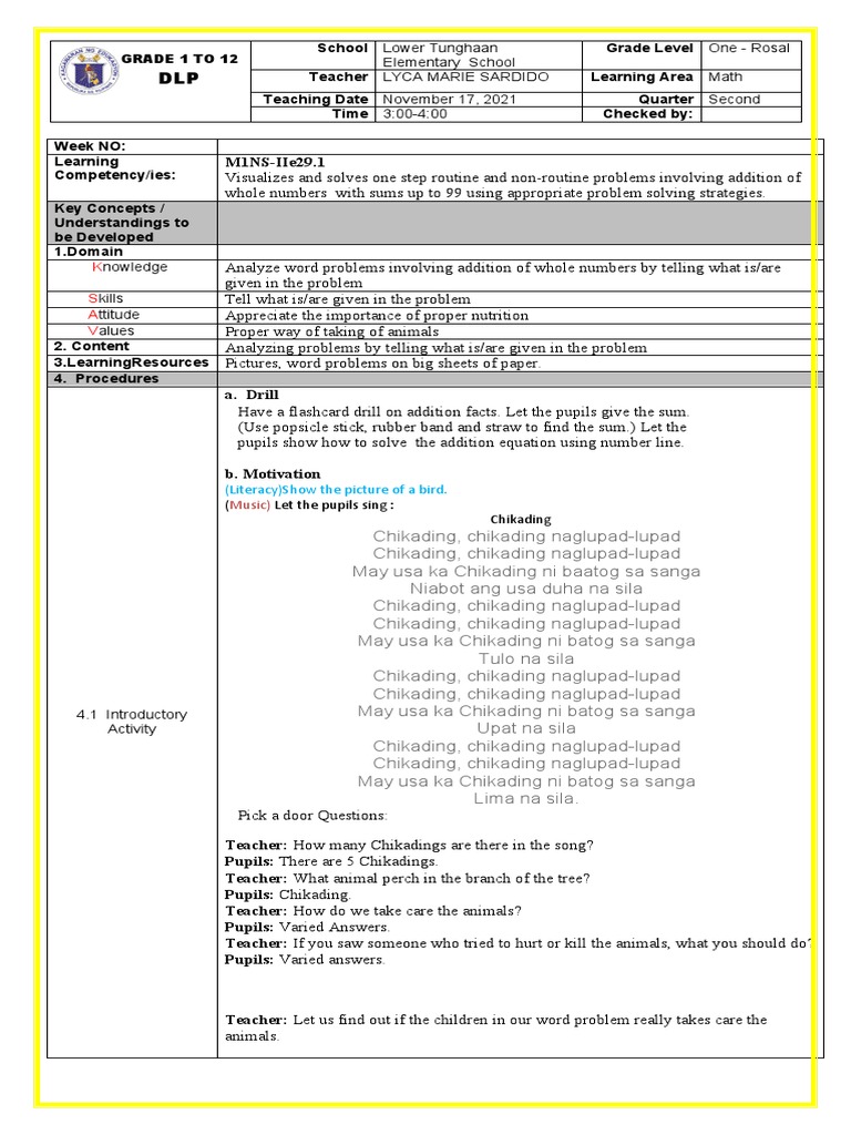 Co 2nd Quarter Math | PDF | Behavior Modification | Learning