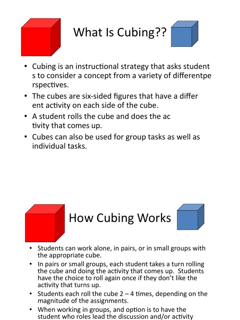 Understanding Cubing | PDF | Poetry | Rhyme