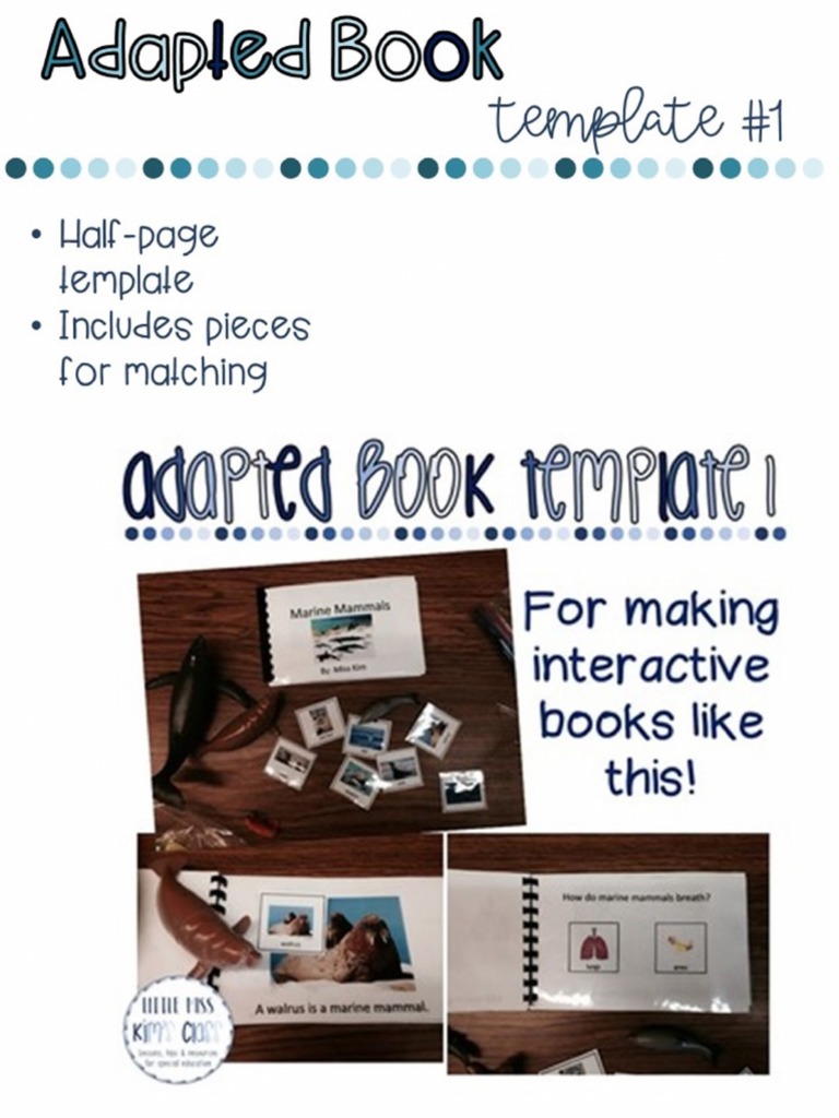 Adapted Book (Interactive) Template 1 | PDF