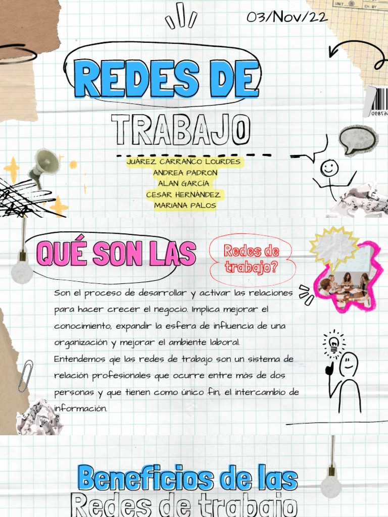 Redes de Trabajo - Equipo 6 | PDF | Business | Economias