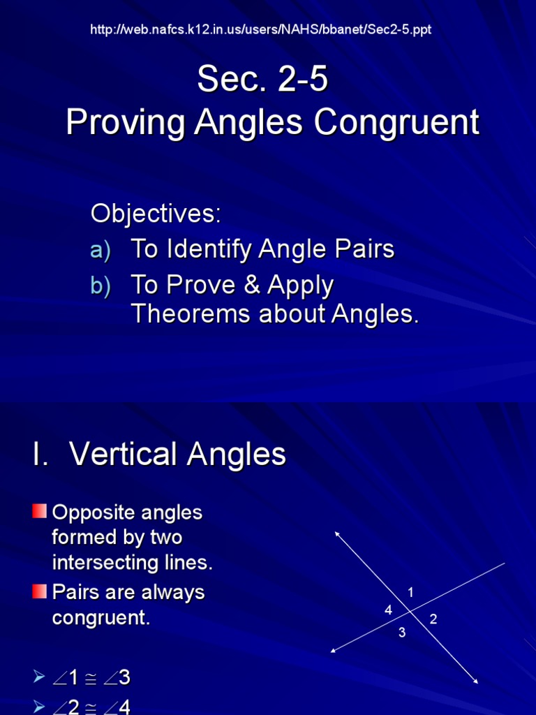 Angles, Definitions and Proofs | PDF | Angle | Theorem