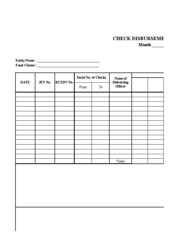 GAM Disbursement Journal Forms | PDF | Debits And Credits | Payroll