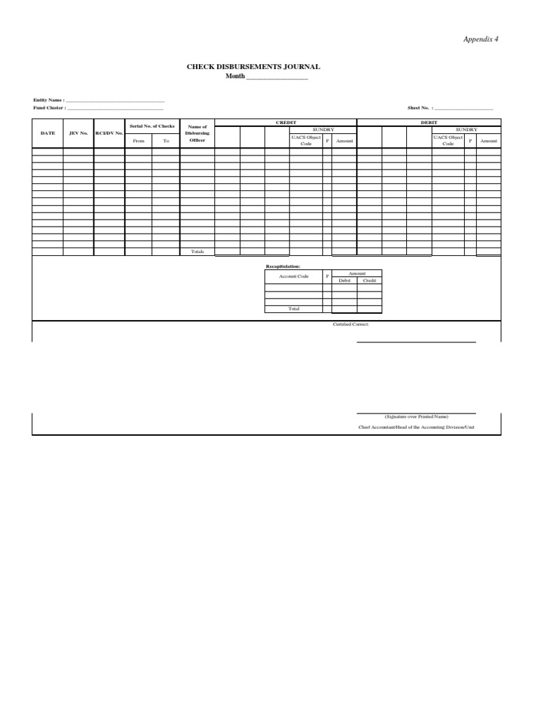 CKDJ and ADADJ Per GAM With Instructions | PDF | Debits And Credits ...