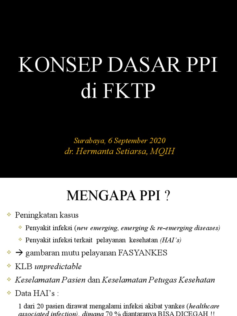 Dr. Hermanta - KONSEP DASAR PPI | PDF