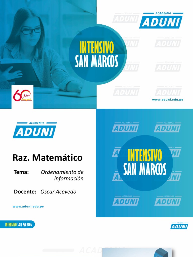 4° Semana RM Intensivo San Marcos | PDF