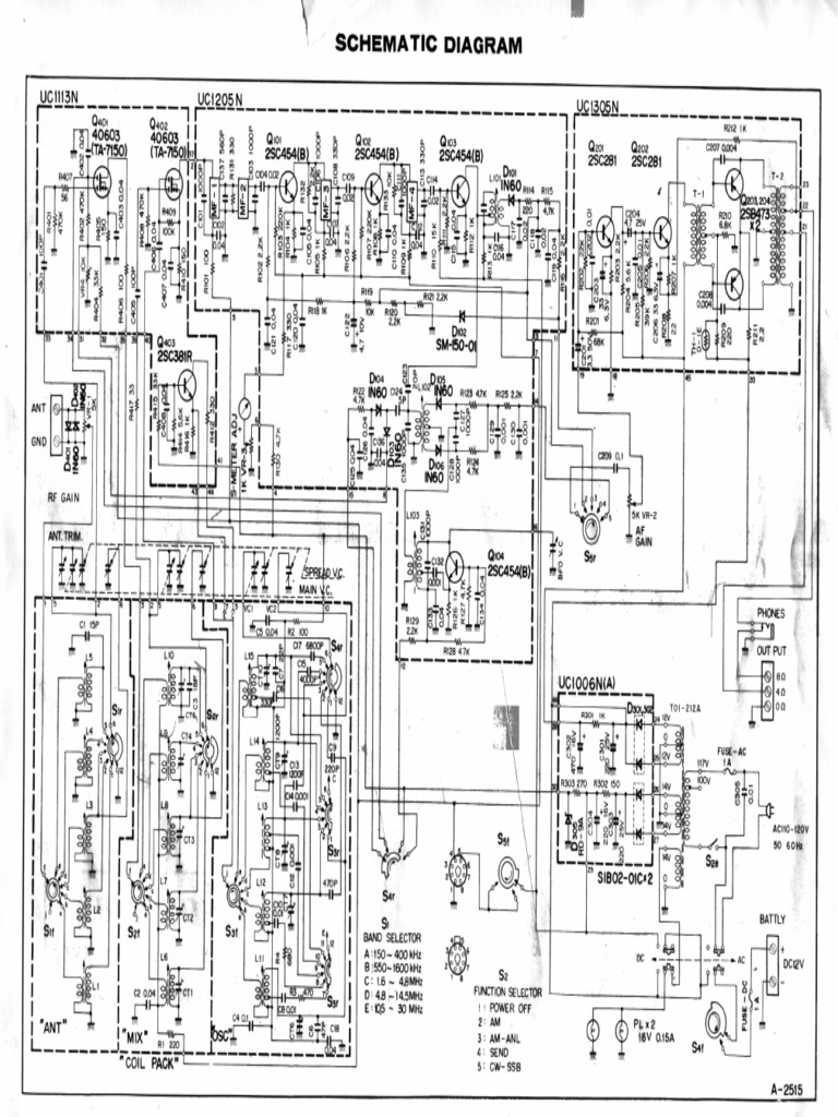 Allied A-2515 Schematic | PDF