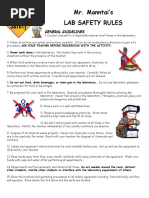 Flinn Safety Quiz | PDF | Glasses | Laboratories