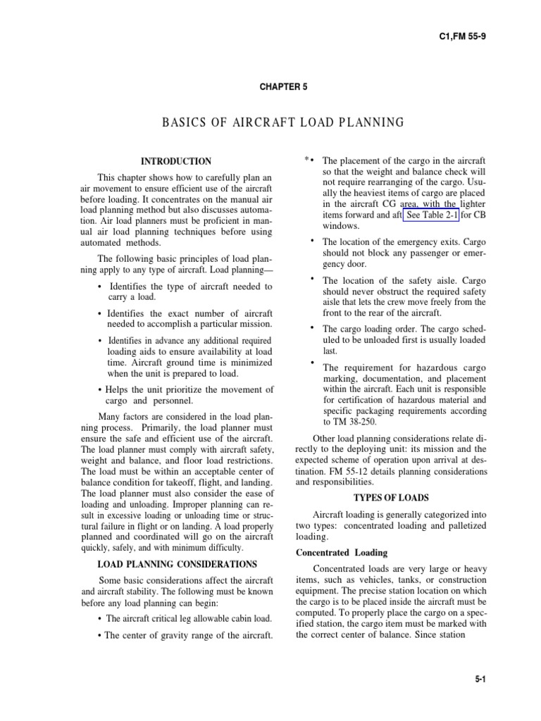 Basics of Aircraft Load Planning | Download Free PDF | Floppy Disk | Cargo