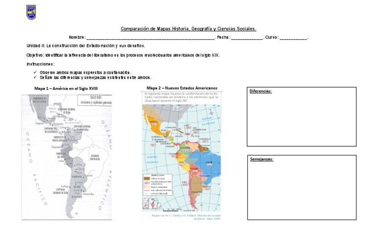 4. Actividad Comparación de Mapas | PDF