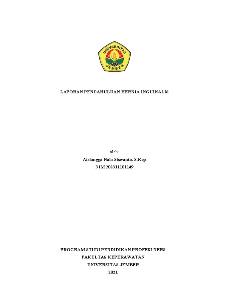 Panduan Lengkap Hernia Inguinalis | PDF | Kesehatan Holistik | Sains & Matematika