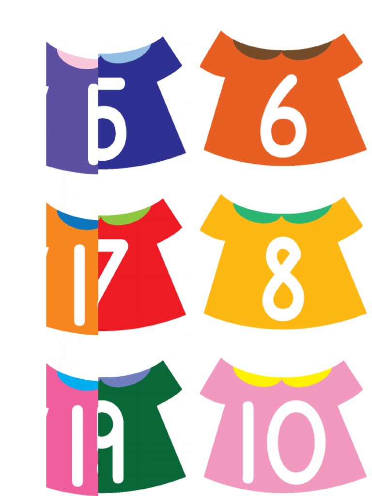 Actividad Camisas Con Números | PDF