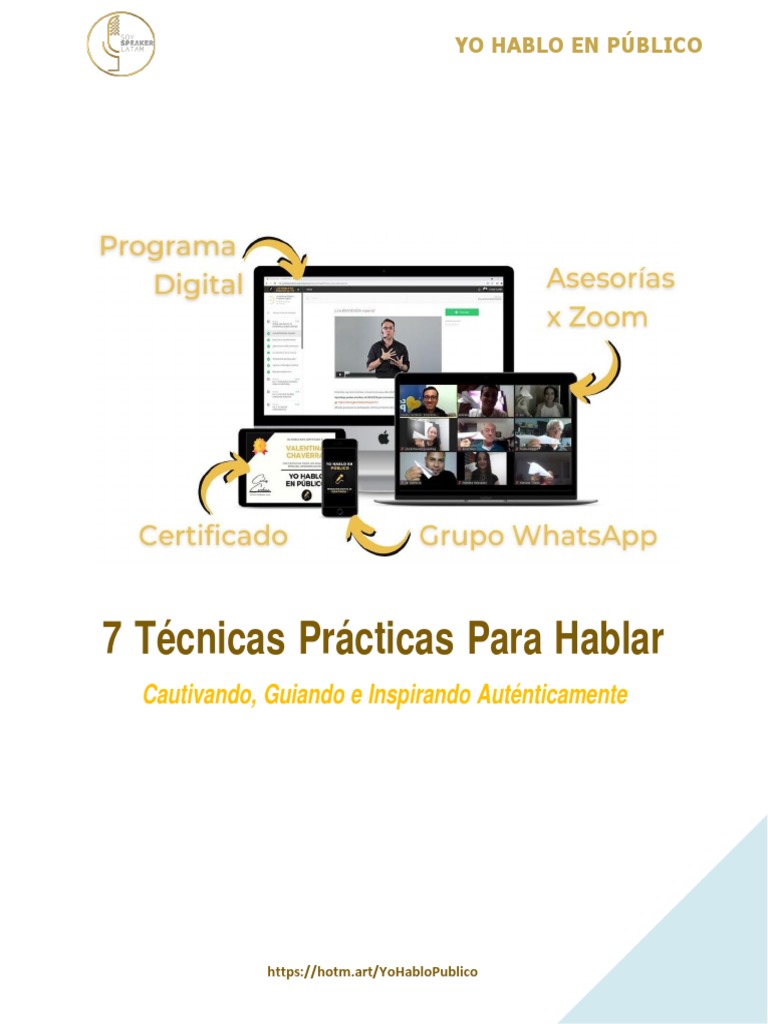 7-Tecnicas Practicas para Hablar en Público (Oficial) | PDF | Memoria ...