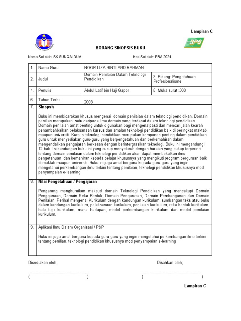 Domain Penilaian Teknologi Pendidikan | PDF