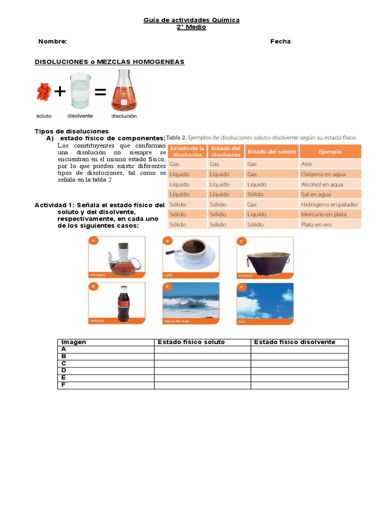 Guía sobre disoluciones y factores que afectan la solubilidad | PDF | Solubilidad | Química