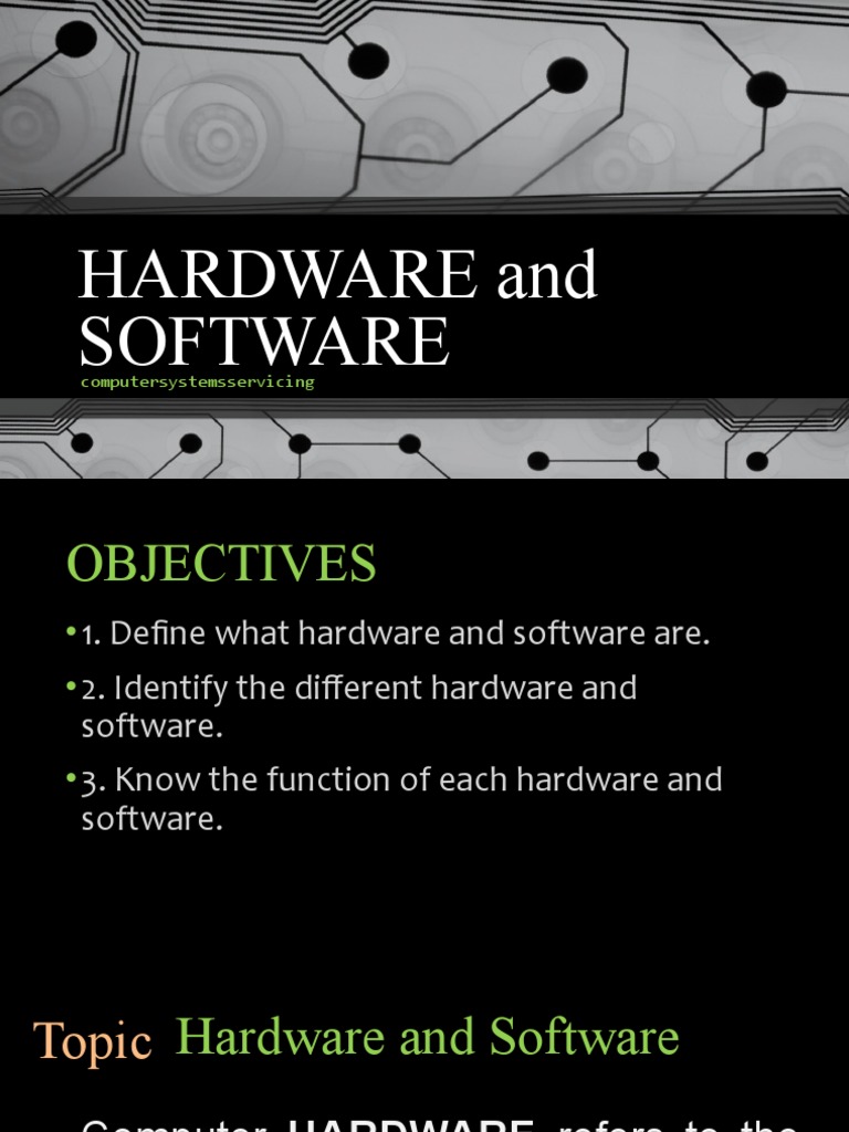 Hardware and Software | Download Free PDF | Computer Hardware | Input/Output