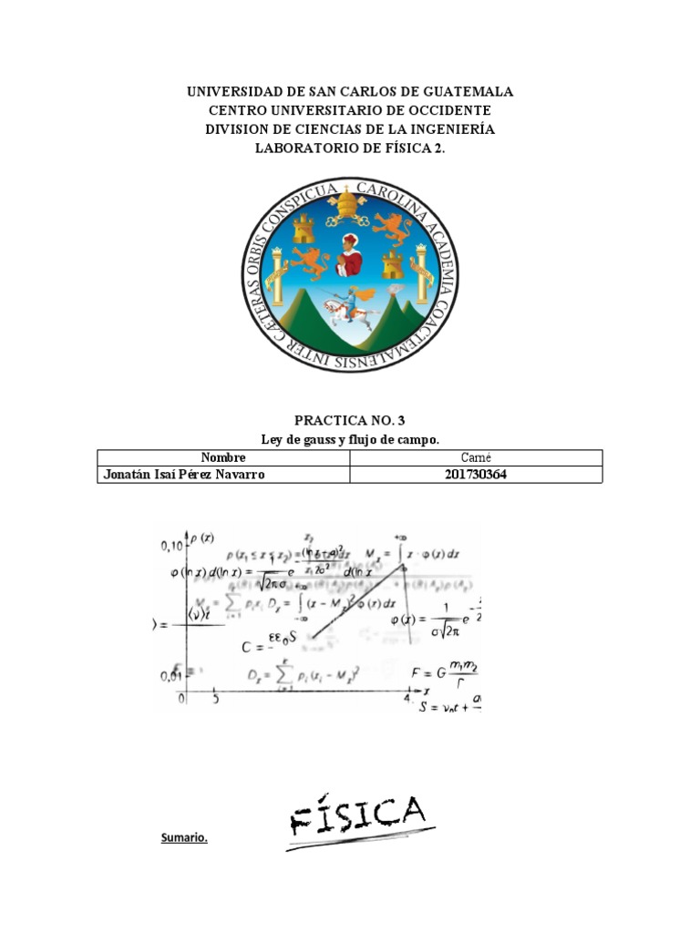 Fisica Dos Ley de Gauss | PDF | Electricidad | Campo eléctrico