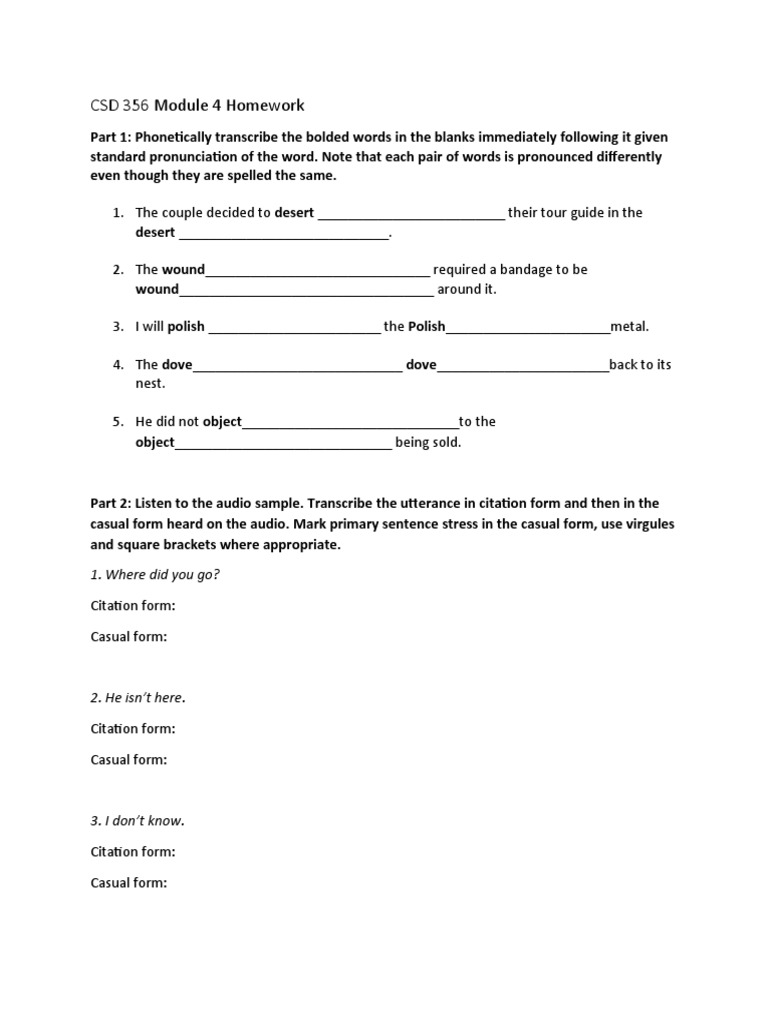 Module 4 Homework | PDF