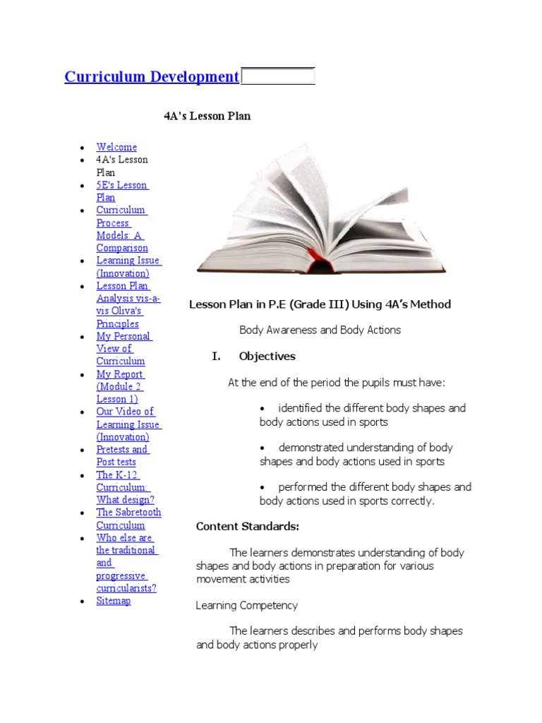 LP 4a's | PDF | Teachers | Curriculum