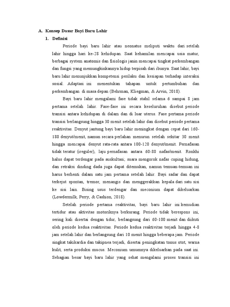 Konsep Dasar RDS BAYI | PDF