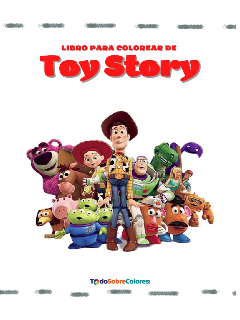 Libro Para Colorear Toy Story Pdf