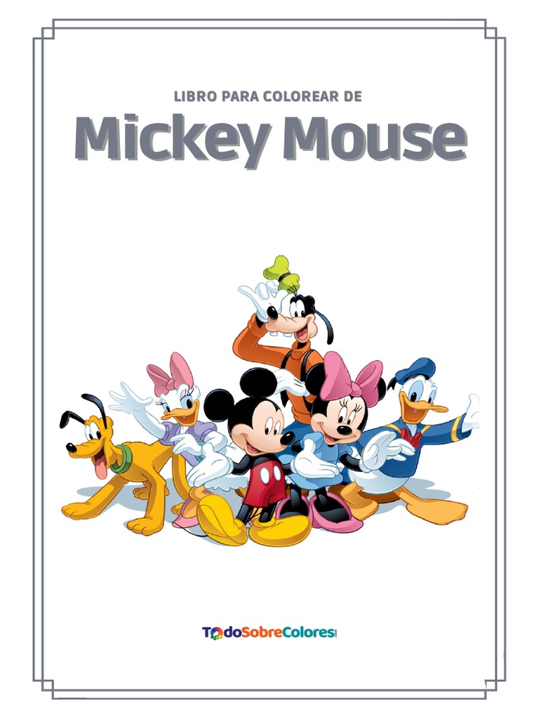 Libro para Colorear de Mickey Mouse | PDF