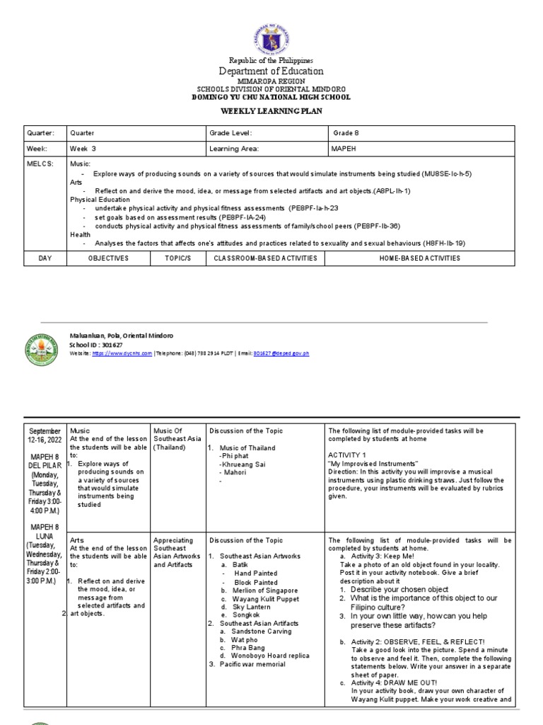 WWLP-week 3-q1-g-22-23 New Template | PDF | Attitude (Psychology) | Human Sexuality
