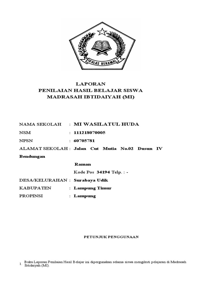 Format Raport Blank | PDF