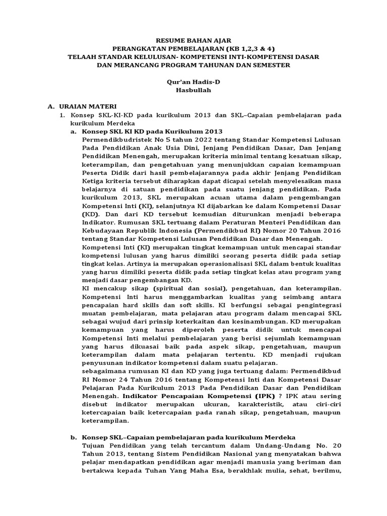 Resume 4 KB Hasbullah | PDF