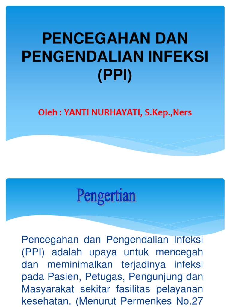 Materi Diklat Ppi Karyawan Baru | PDF