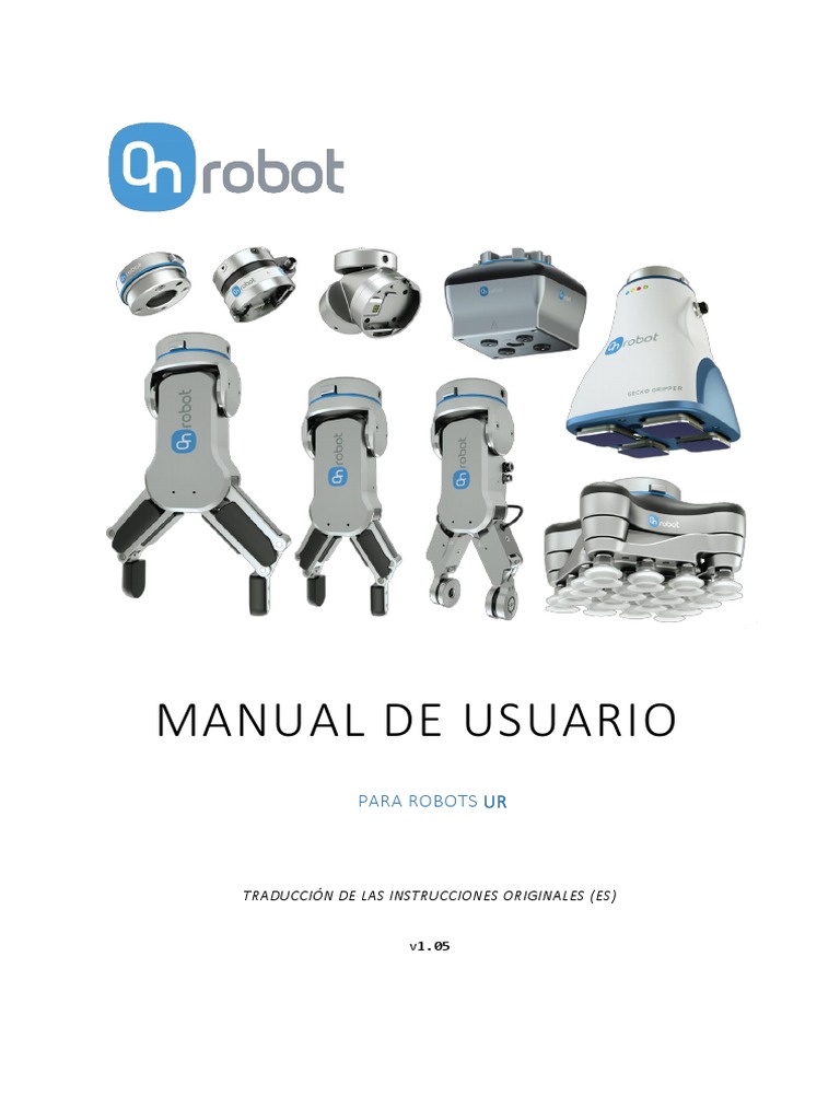 User Manual For UR v1.05 ES | PDF | Robot | Robótica