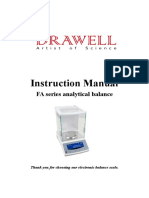 Analytical Balance Operation Manual | PDF | Weighing Scale | Weight