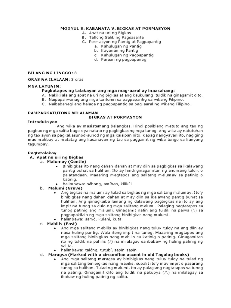 EM 103 Week 8 - Pagtuturo NG Filipino Sa Elementarya | PDF