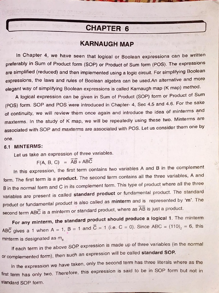Karnaugh Map | PDF
