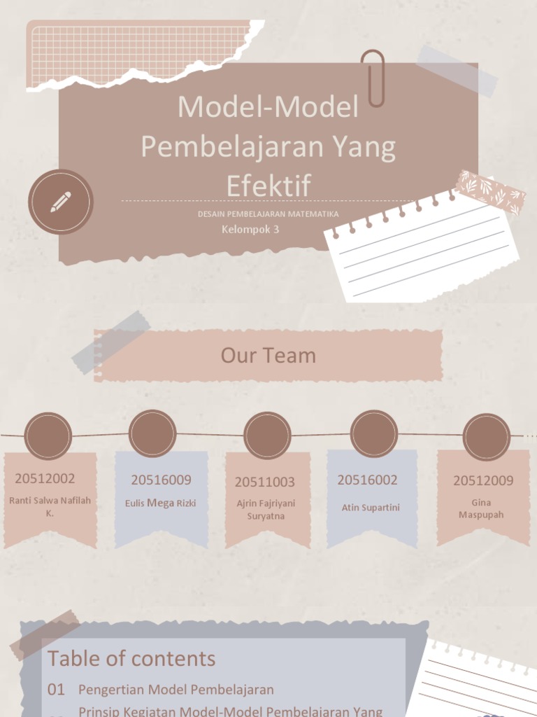 Kel. 3 Model Pembelajaran | PDF